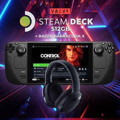 Public Record: Valve Steam Deck 512GB & Razer Barracuda X Headset ...