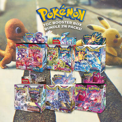 Public Record: Pokémon TCG Booster Box Mega Bundle (216 Packs) (809258 ...